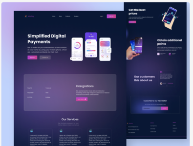 Digital Payment UI - Web Design by Sharon Chepkirui on Dribbble