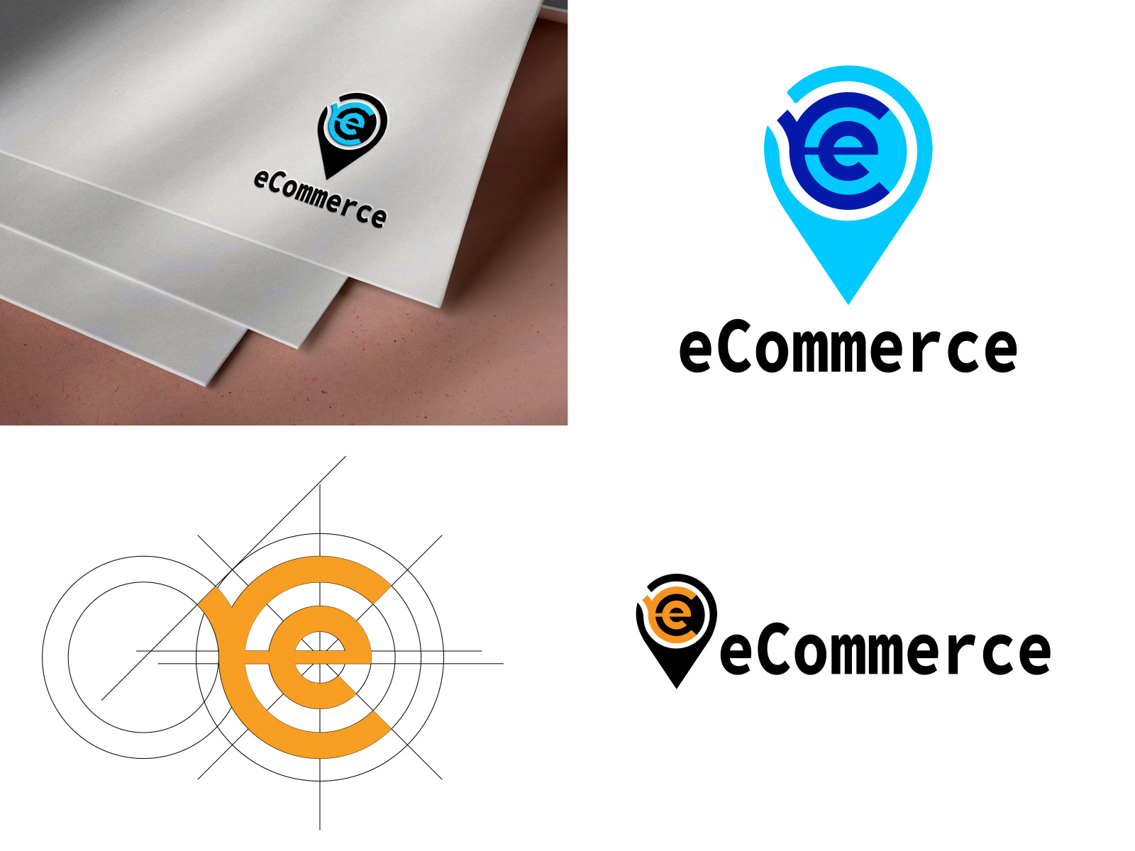 E commerce logo minimalist logo for client by Younas Qanony on Dribbble