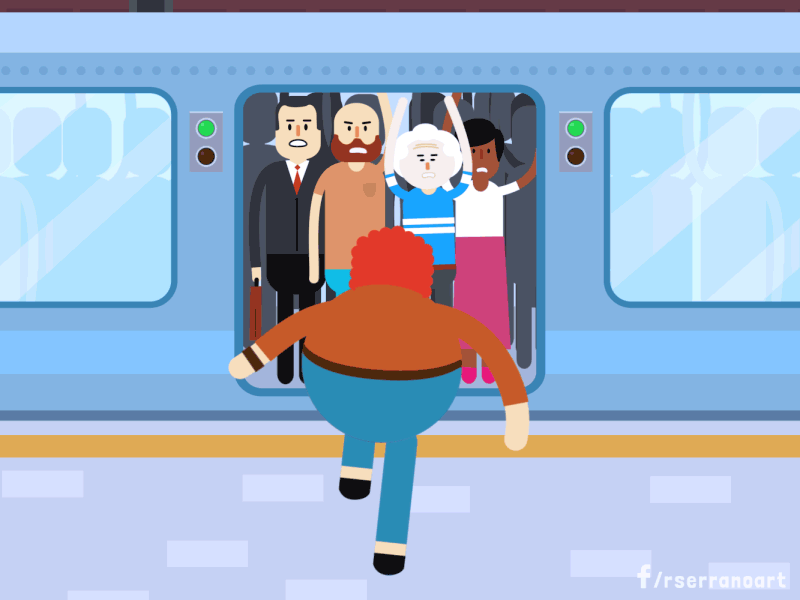 Subway Trouble by Ronaldo Serrano on Dribbble