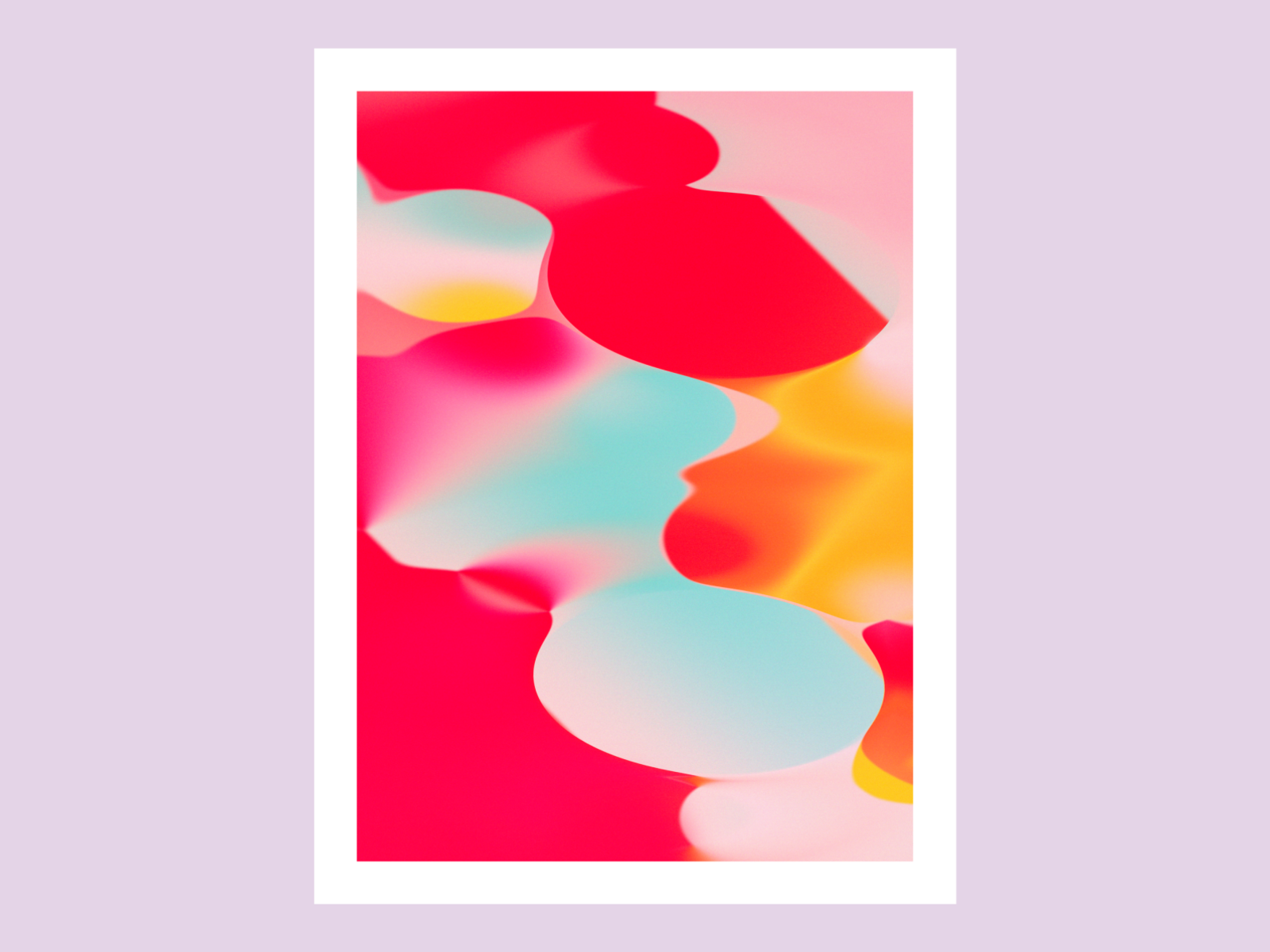 Oasis - Abstract Art Poster by Lea Konaševská on Dribbble