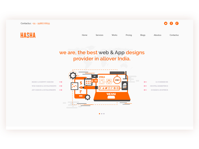 Hasha Website by Rajanbaani T on Dribbble