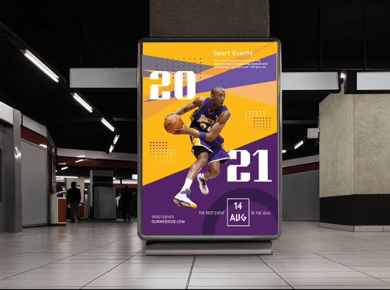 Poster for sport event by Alina Kovryga on Dribbble