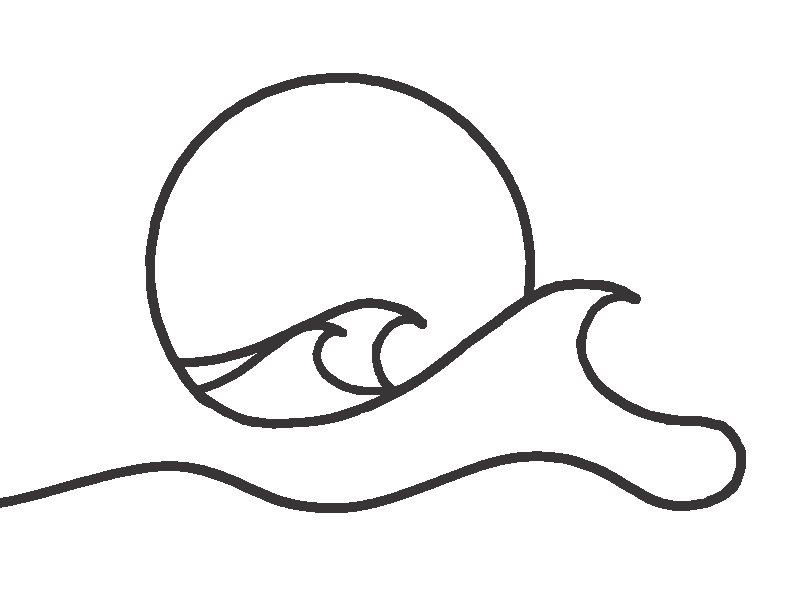 Wave after wave by Katie Raney on Dribbble