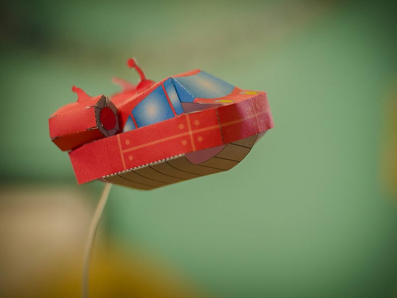 Paper Einsteins' Rocket by Joe Muise on Dribbble