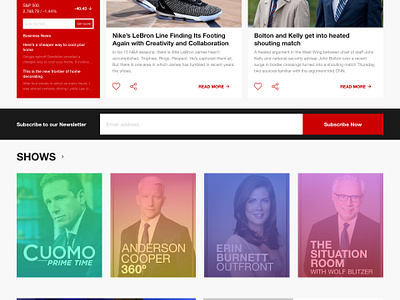 CNN Homepage Redesign by Modou Lo on Dribbble