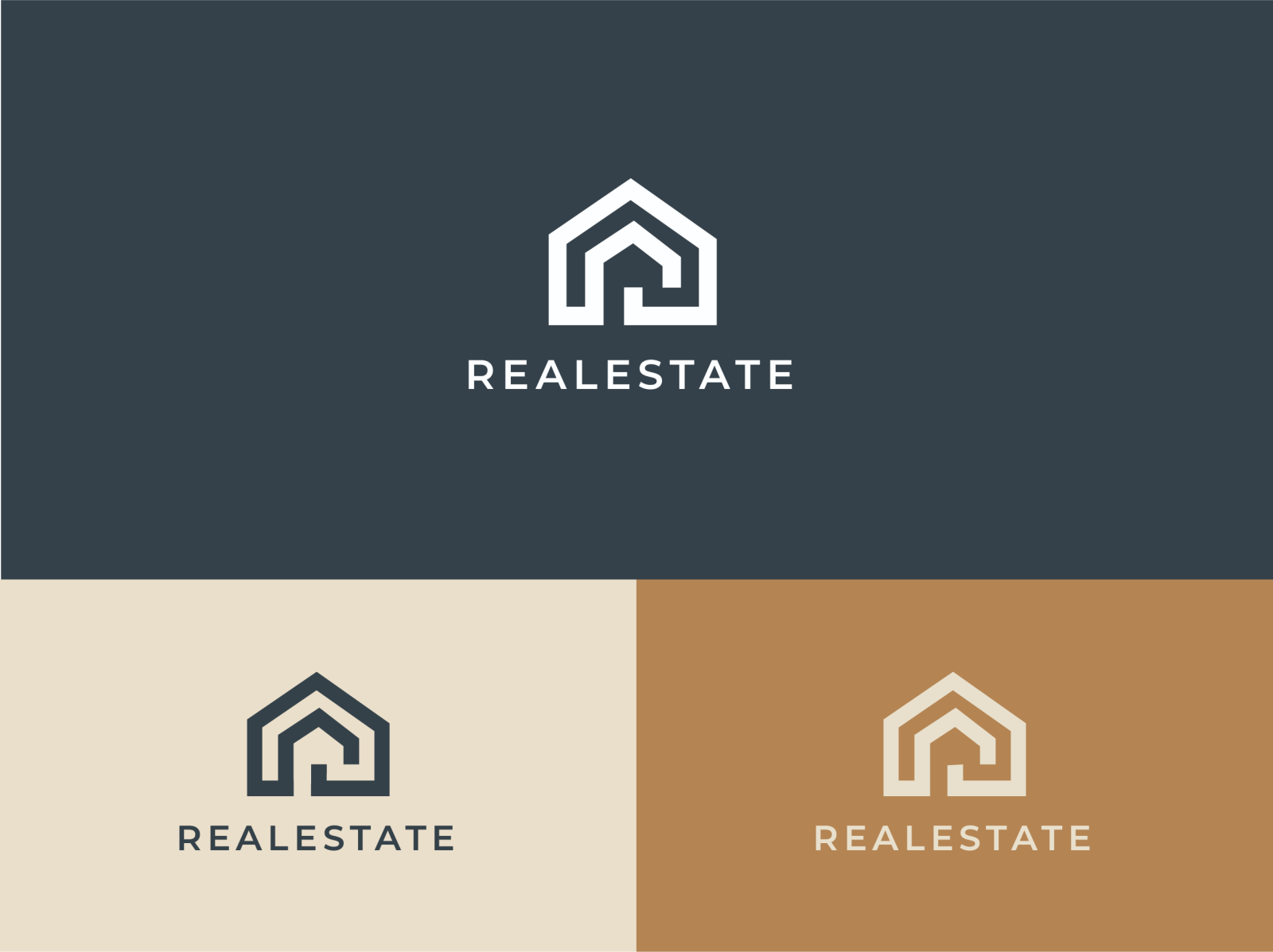 Real State Logo by Ajmin Masud on Dribbble