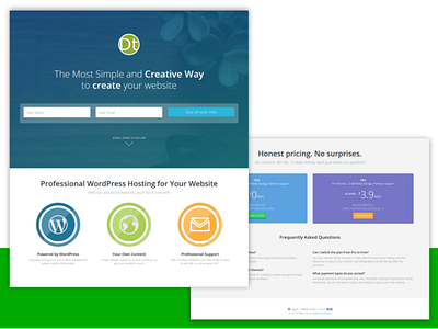 Landing Page by Hanan on Dribbble