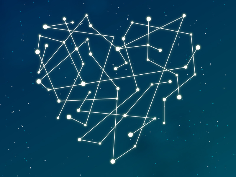Heart Constellation by Lindsay Giuffrida on Dribbble