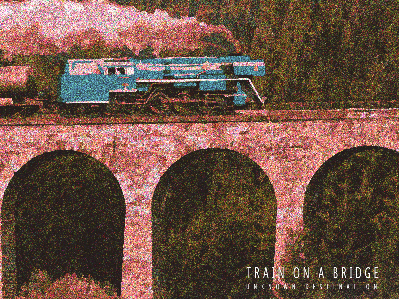Train on Bridge by Basant on Dribbble