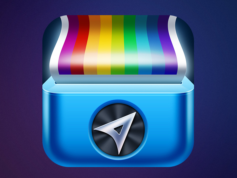 Around app concept icon by Dim Gunger on Dribbble