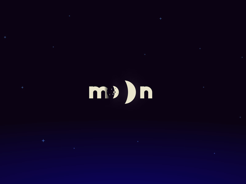 moon logotype by Mehdi Sohrabi on Dribbble