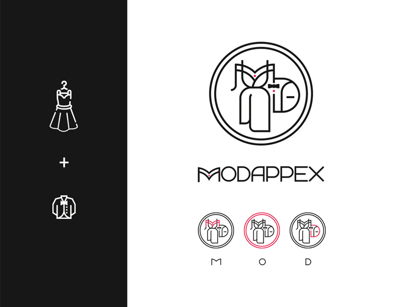 MODAPPEX Logo Design by Mehdi Sohrabi on Dribbble