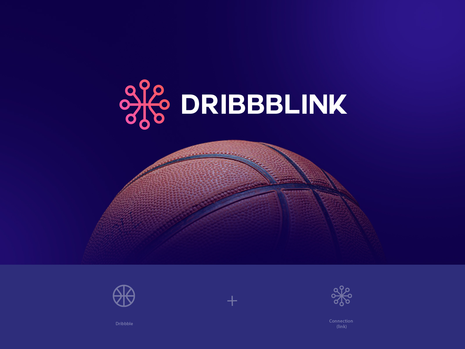 Dribbblink logo mark by Md Imran on Dribbble