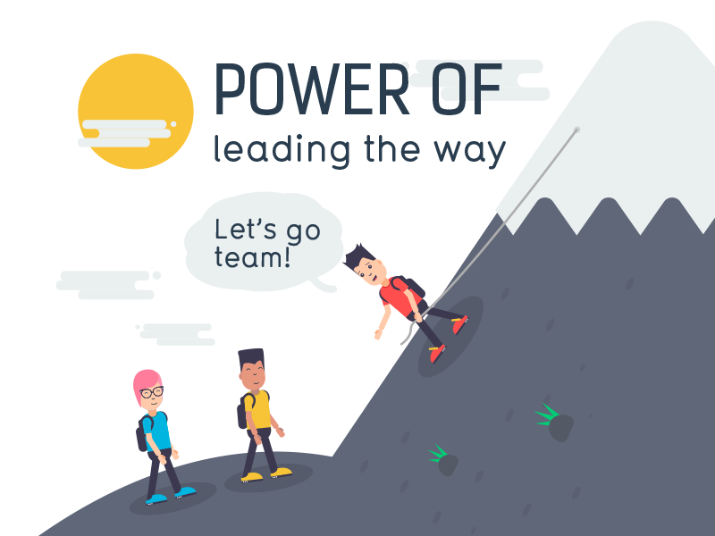 Power Of Leading The Way by Nikola Gelemenov on Dribbble