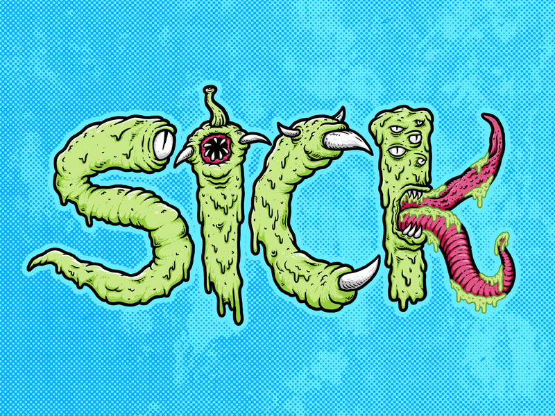 Sick by Nebojsa Matkovic on Dribbble