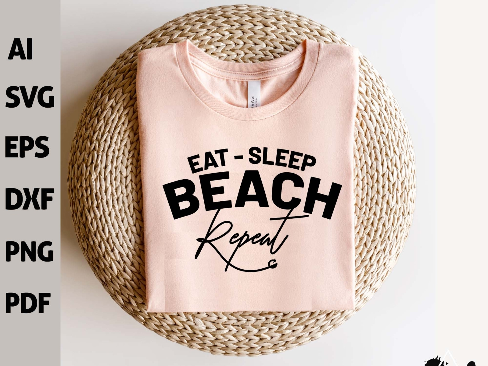 Eat Sleep Beach Repeat SVG, vacay mode, summer T-shirt Design by ...