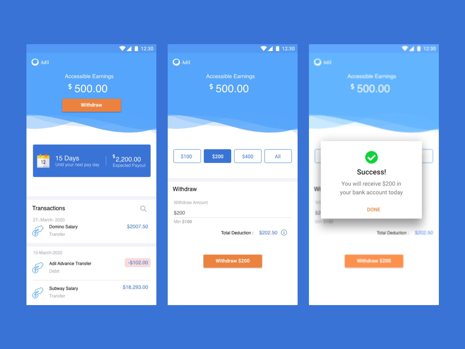 Fintech | App Ui by Rubab on Dribbble