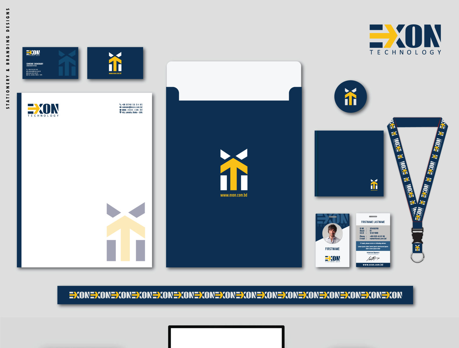 EXON TECHNOLOGY by Kaisar Ahmed on Dribbble