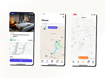 Figma iOS UI kit - 🗺 Map templates by F e l i ︎ for Setproduct on Dribbble