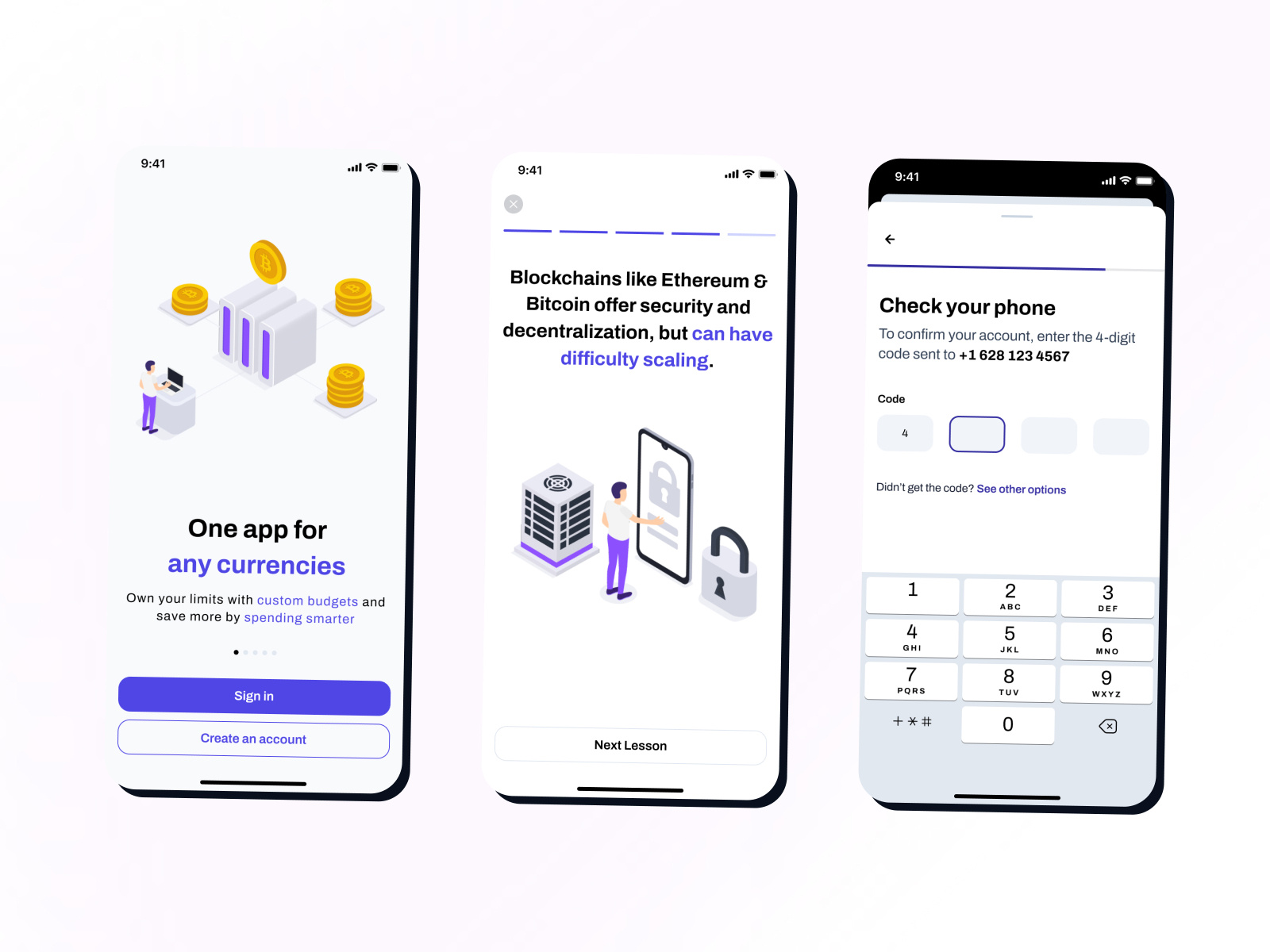 Figma iOS UI kit - 📲 Login Sign in templates by F e l i ︎ for ...