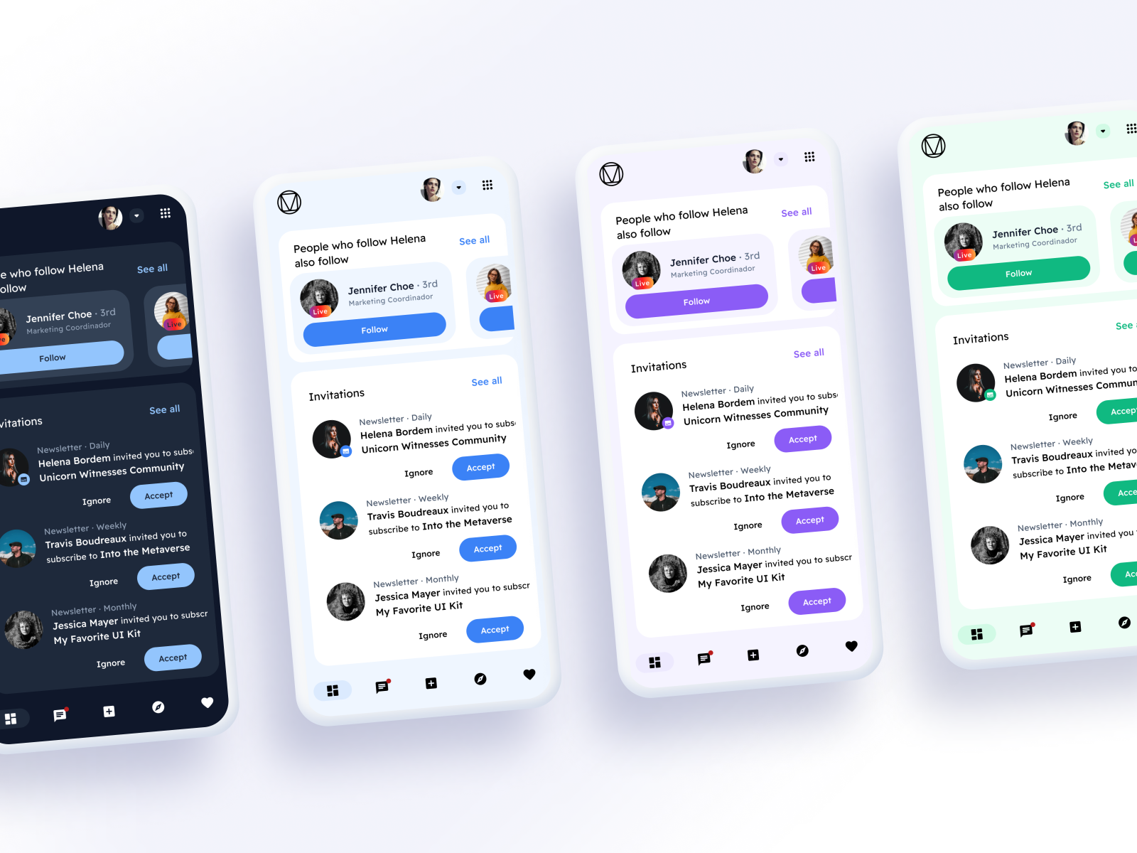Material Me — Material You Design System And 👯‍♂️ Social Template By F E L I ︎ For Setproduct On