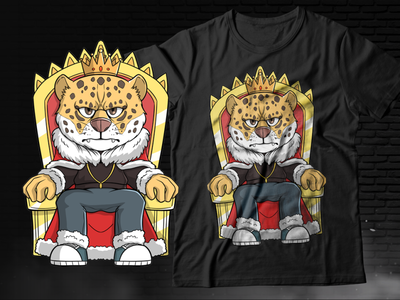 Leopard King on His Throne by Raon Studio on Dribbble