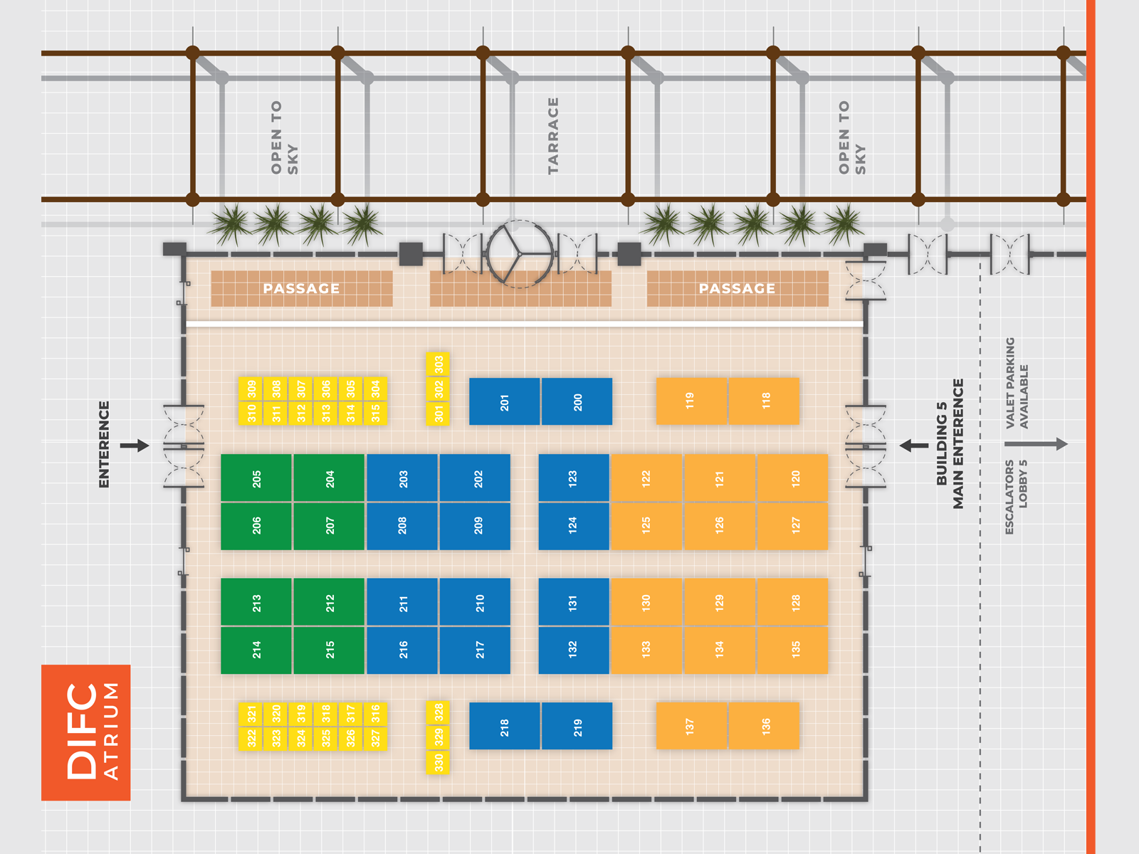 DIFC Atrium Floor Plan by Muhammad Omer on Dribbble