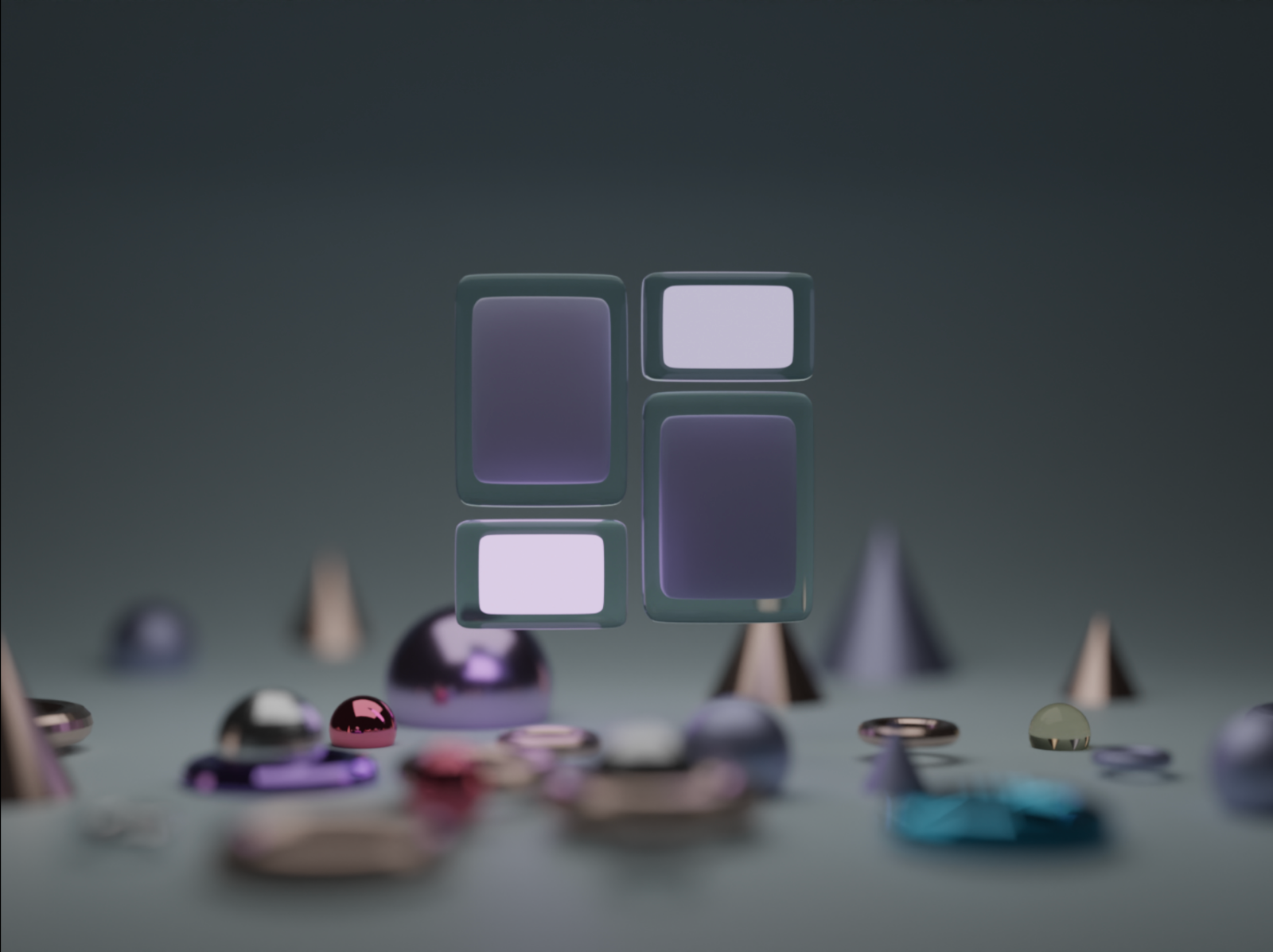 4 Elemental cubes by Ananyaa on Dribbble