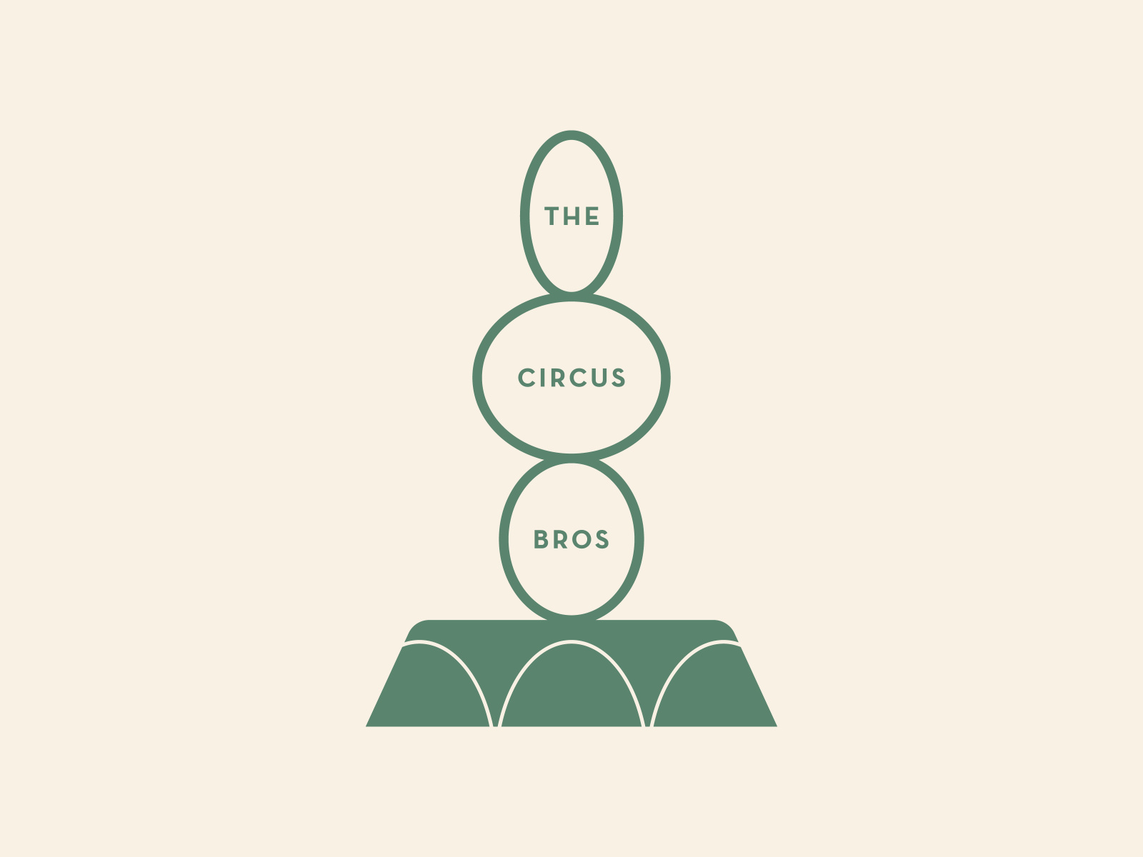 Circus Brothers - 30 Days of Logos by Cameron Maher on Dribbble