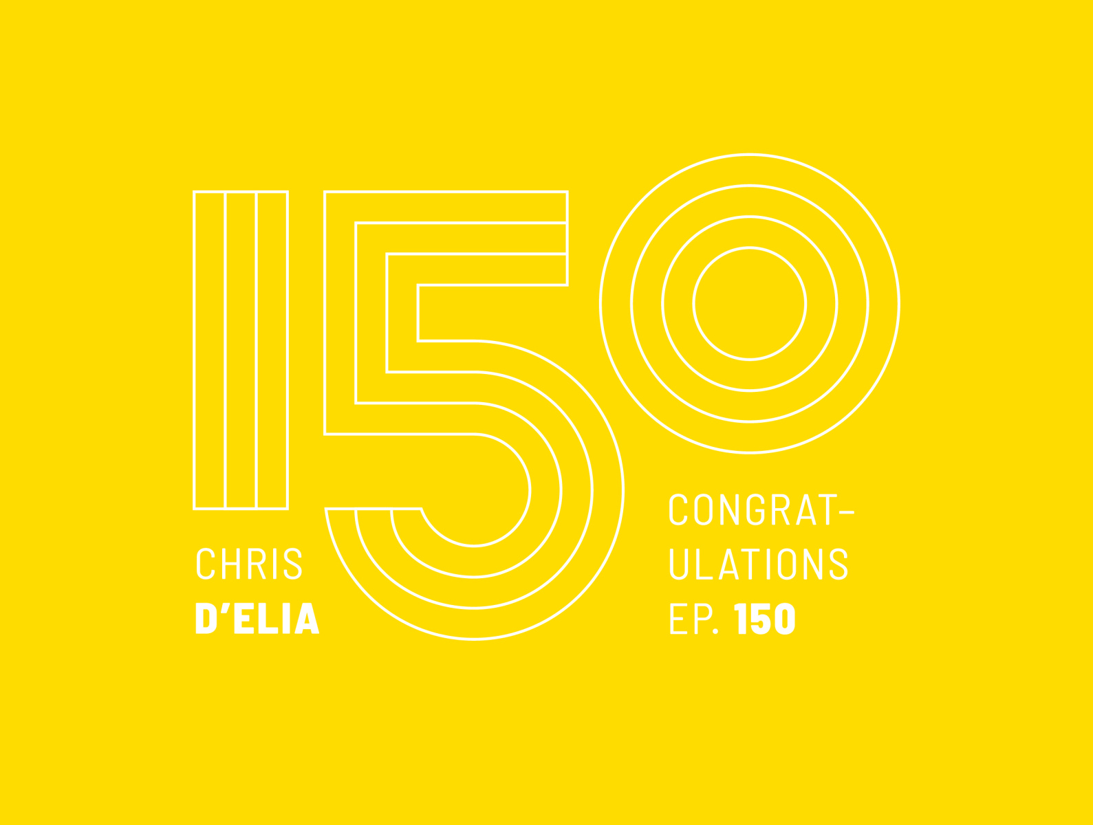 Congratulations 150, II by Cameron Maher on Dribbble