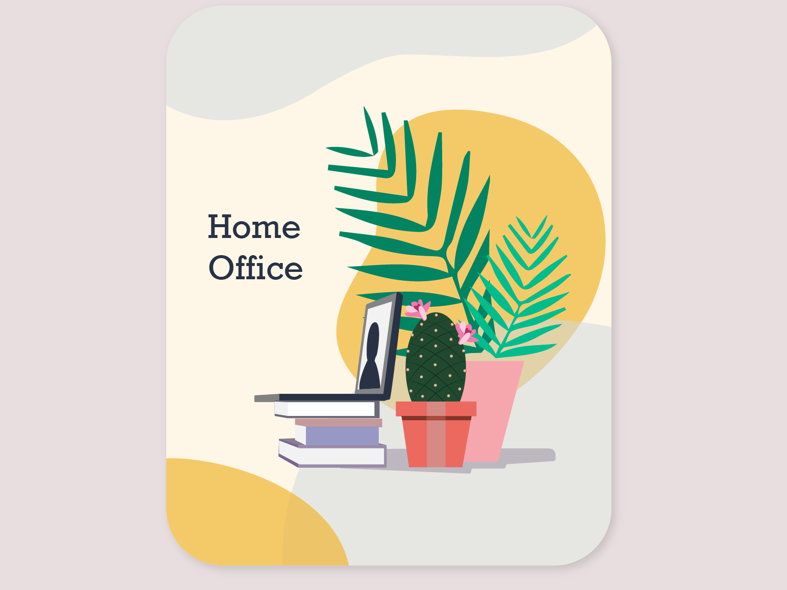 Home Office by Marta Grabowska on Dribbble