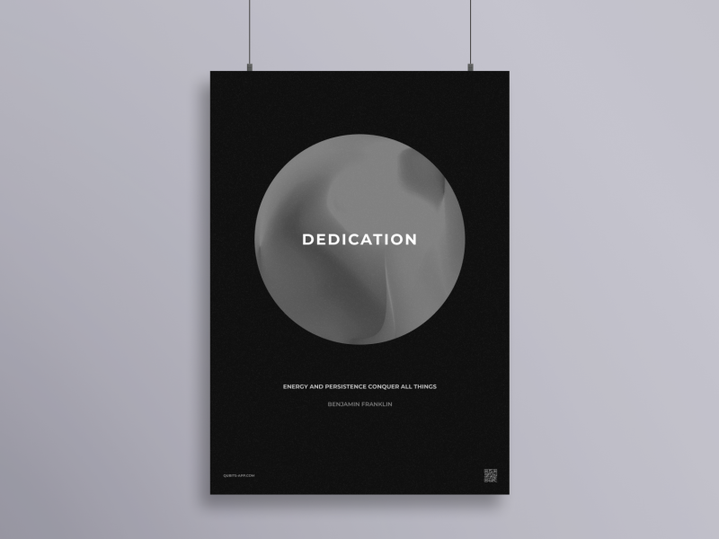 "Dedication B&W" Poster by Arseniy Matviychuk on Dribbble
