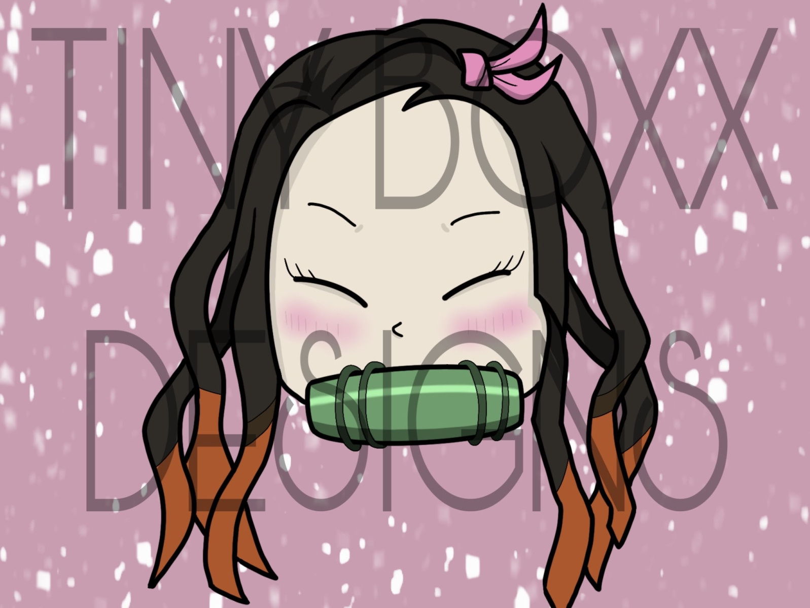 Nezuko Emote/Icon by Tiana Conner on Dribbble