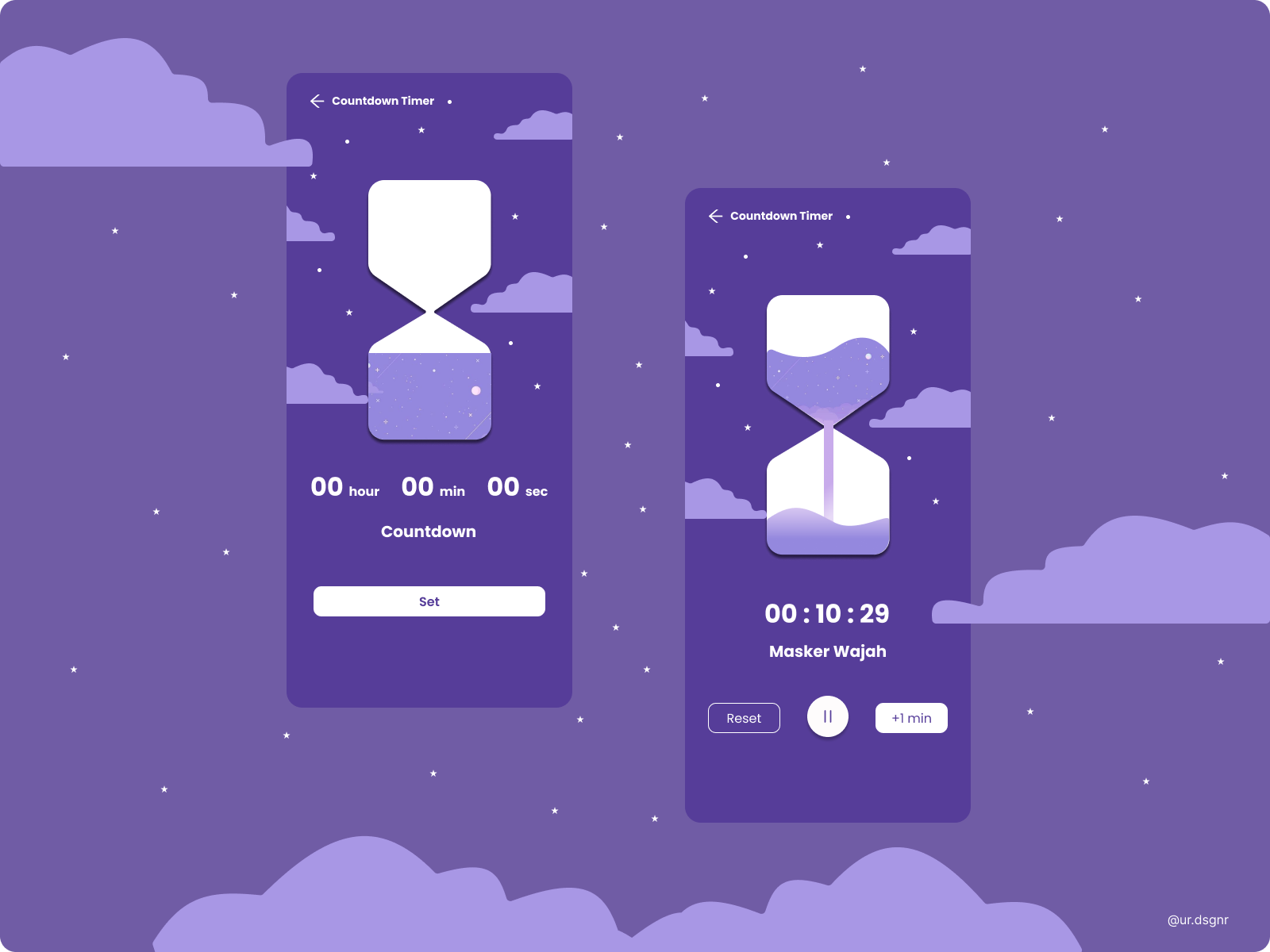 Countdown Timer by Fairuz Atikah on Dribbble