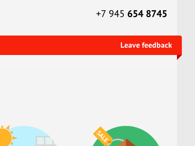 Leave Feedback hover effect by Leonard Kinday on Dribbble