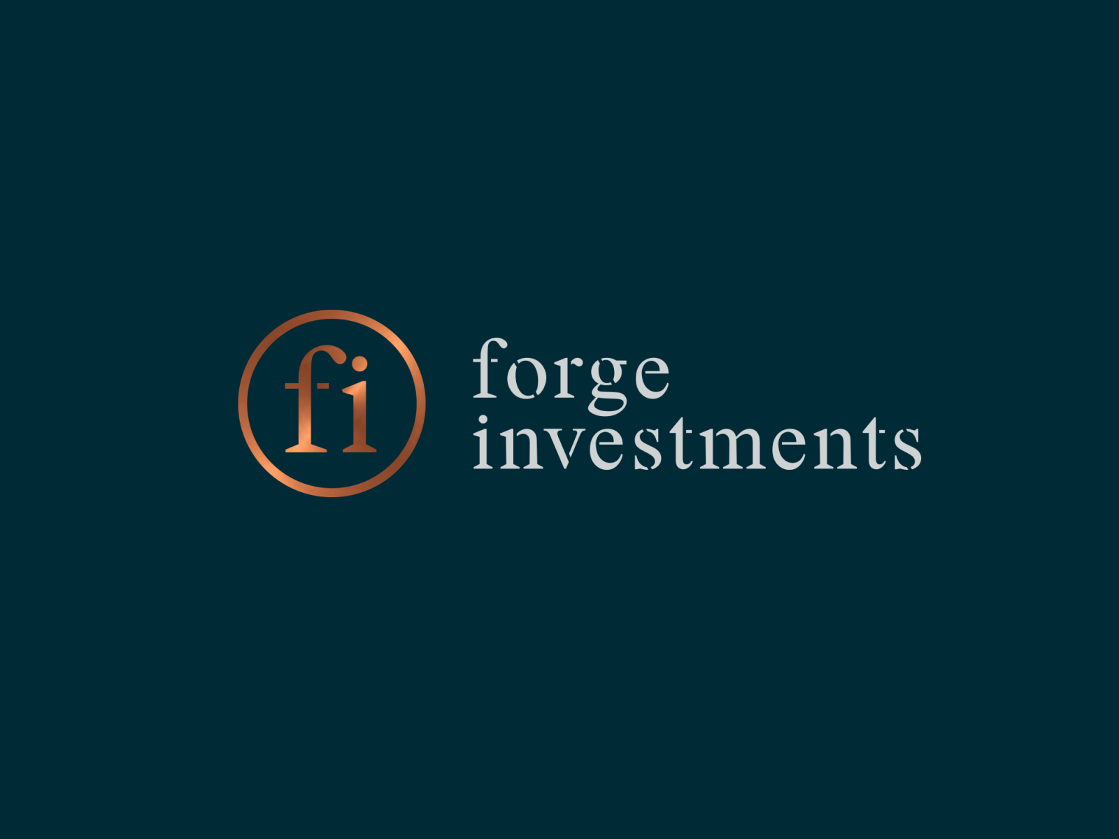 Forge Investments Logo by Ismael Branco on Dribbble