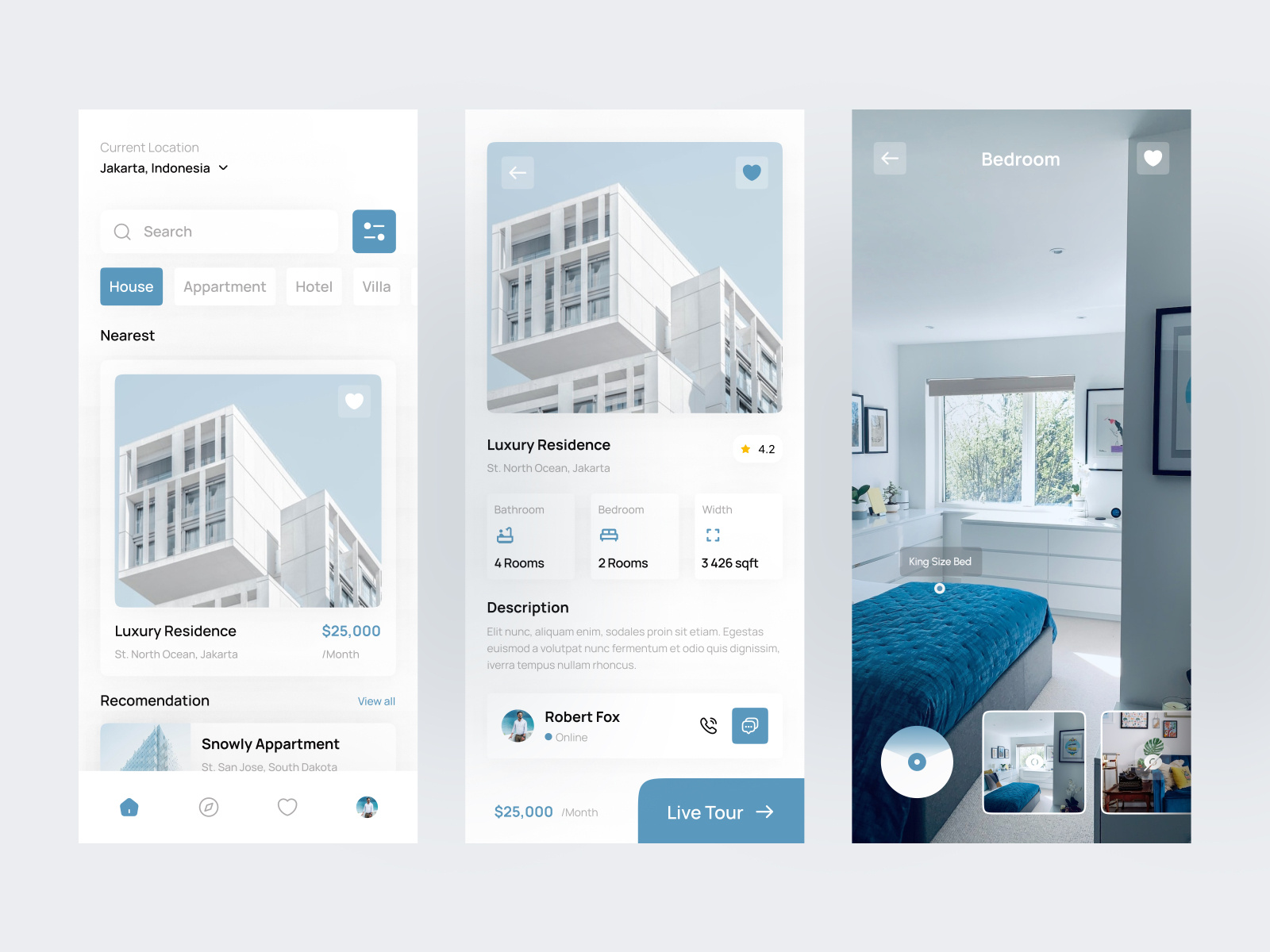 Part.ment - Apartment Mobile App by Luthfi Setiaji on Dribbble