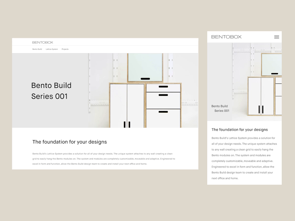Bento Build Landing Page by Elise Hanson on Dribbble