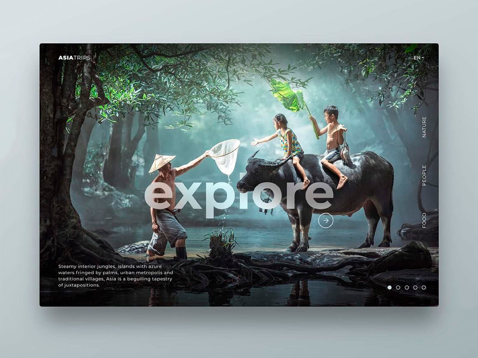Exploration website design by Good for Nothing on Dribbble
