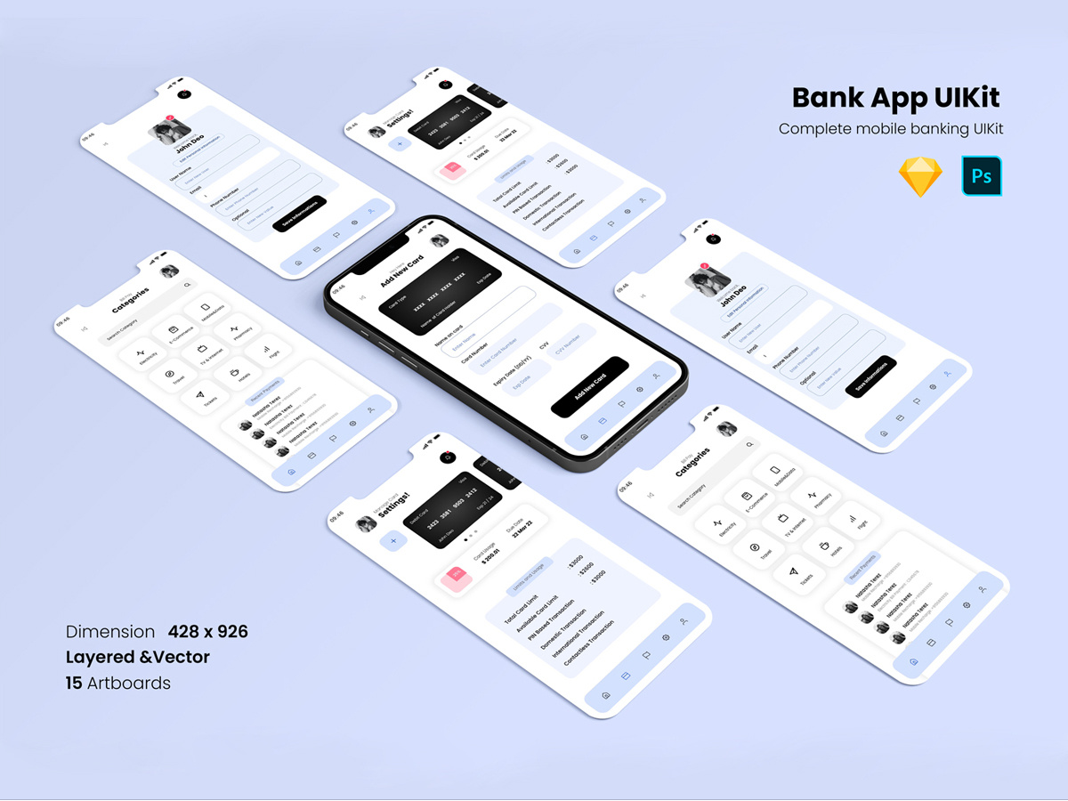 BankPlus Banking App UIKit by UXFOX on Dribbble
