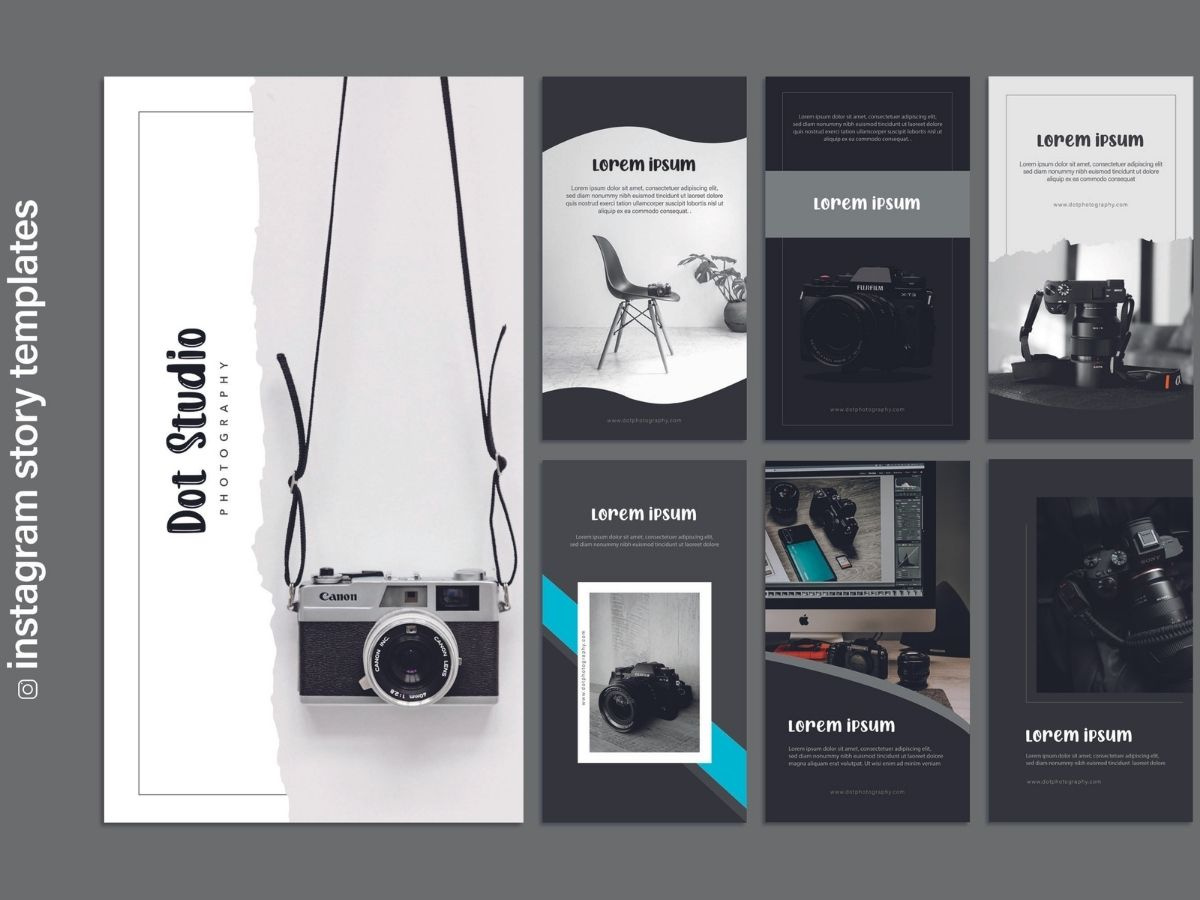 Photography Instagram Template by UXFOX on Dribbble