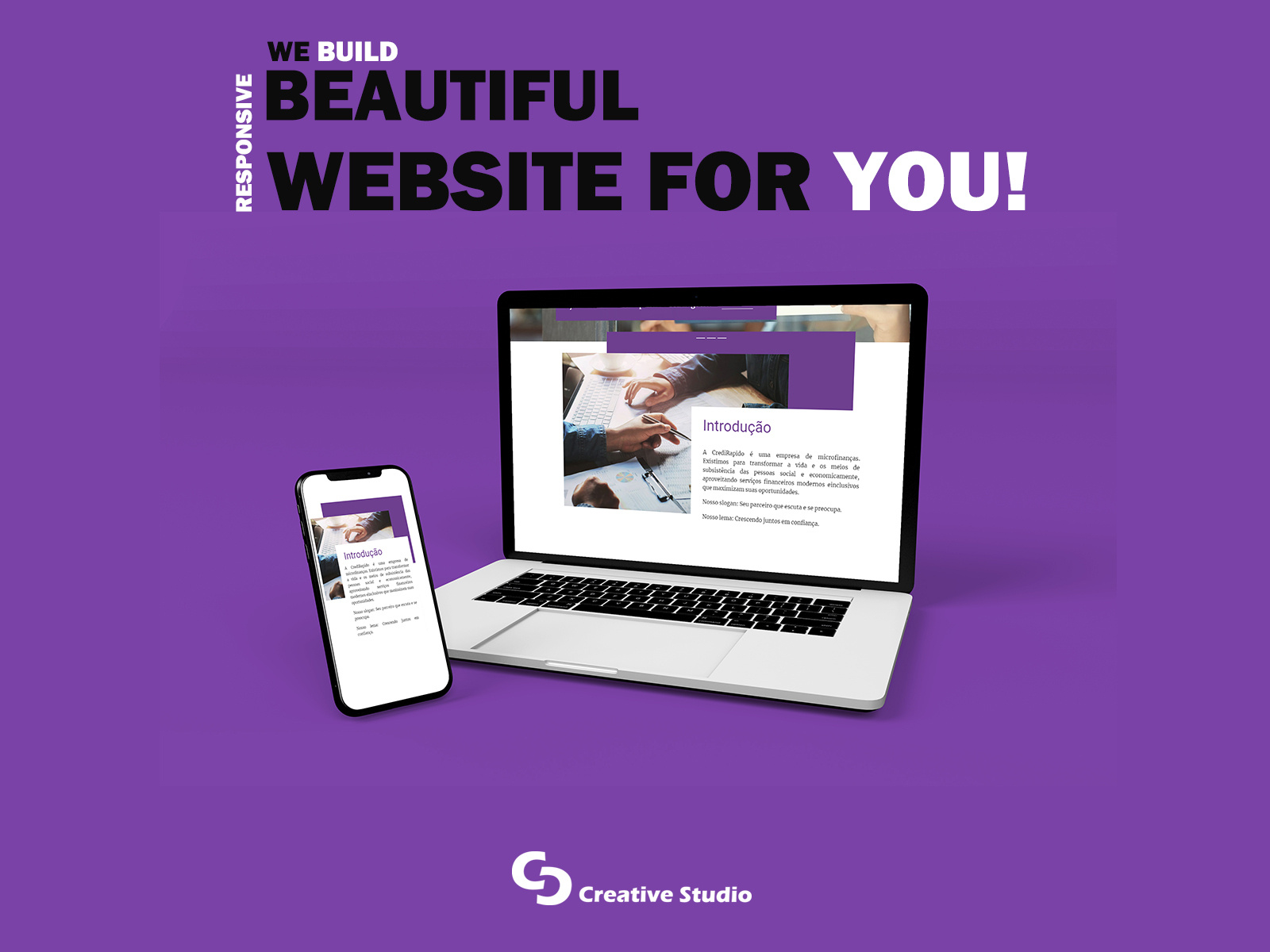 We Built Beautiful and Responsive Website by Blue on Dribbble