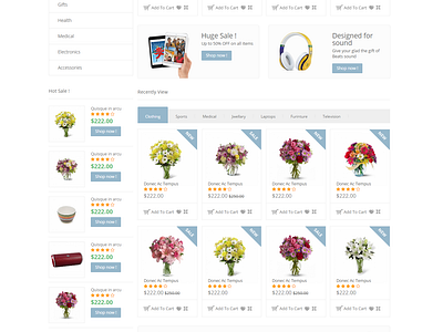 Orion - Mega Shop Bootstrap Template by HasThemes on Dribbble