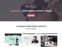 Assyrian - Responsive Fashion Shopify Theme by DevItems LLC on Dribbble