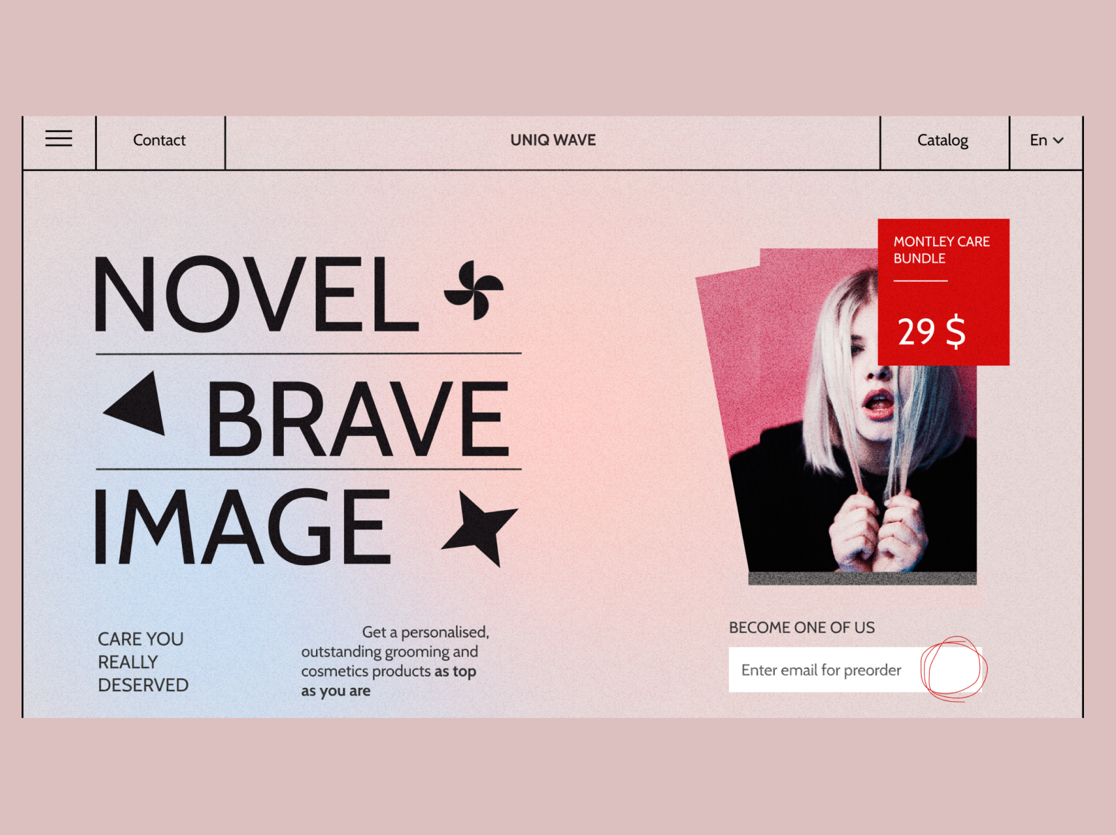 Design concept of the first screen by Larisa on Dribbble