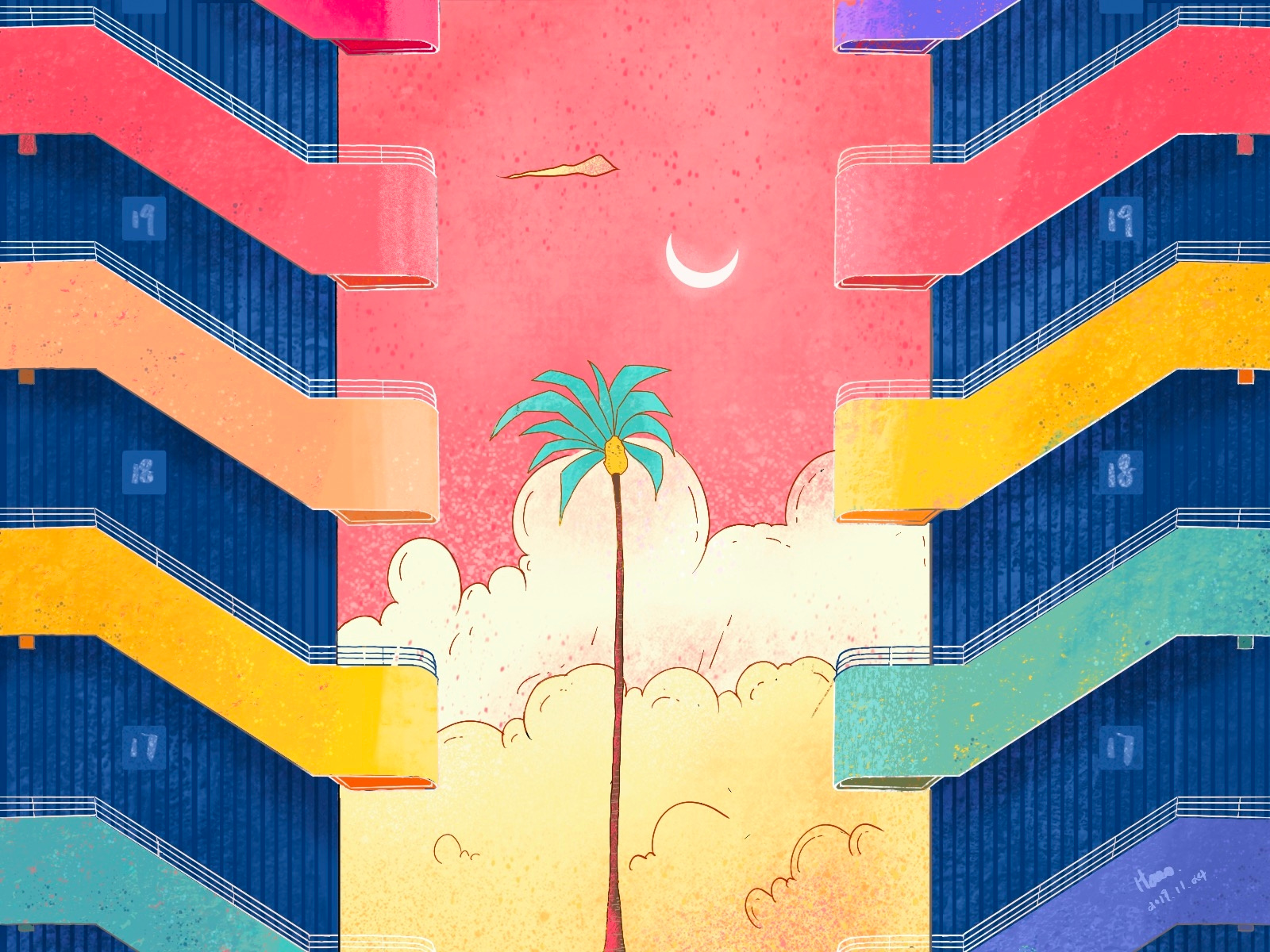 Colors building by Haaozhang on Dribbble