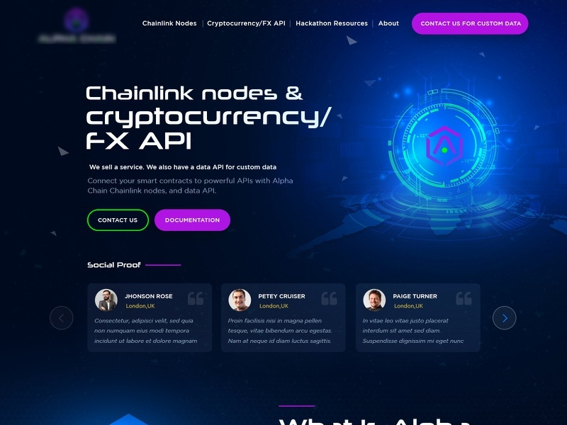 Dribbble - Chainlink nodes & cryptocurrency.jpeg by FuturisticBug Dribbble - Chainlink nodes & cryptocurrency.jpeg by FuturisticBug