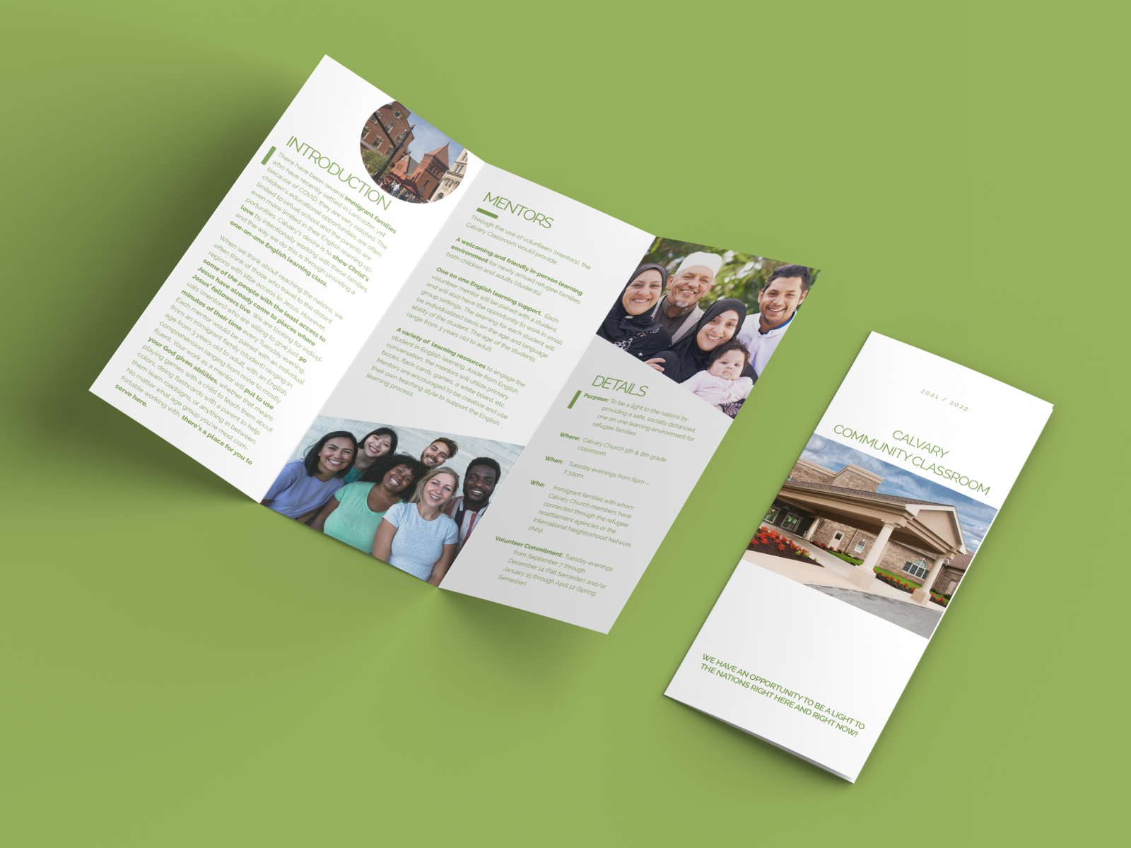 ESL Class Brochure by Alex King on Dribbble