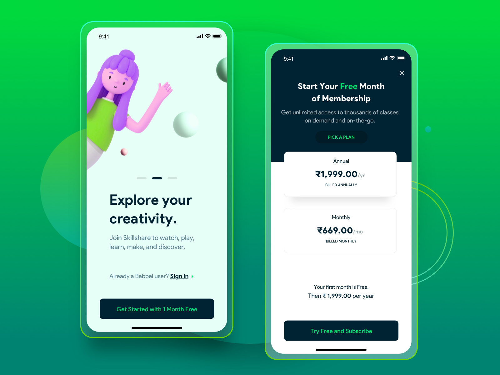 Skillshare Online Training App Redesign by Syed Haqil on Dribbble