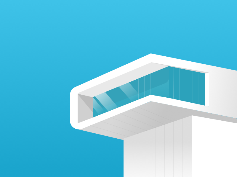 Corner Architecture illustration by Syed Haqil on Dribbble